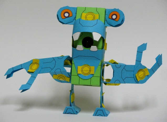 Paper Poseables: CRO-Bolt Build - STUB-Bolt