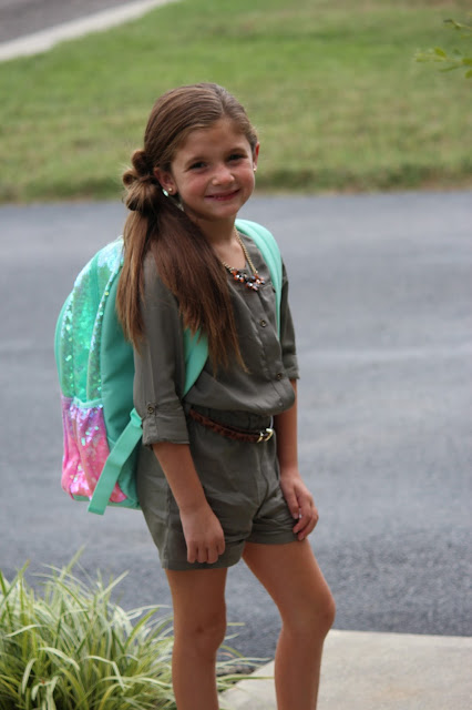 Bolling With 5: Lilah's FIRST Day of 1st Grade!
