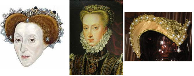 Redheads & Royalty: Elizabethan hair accessories: