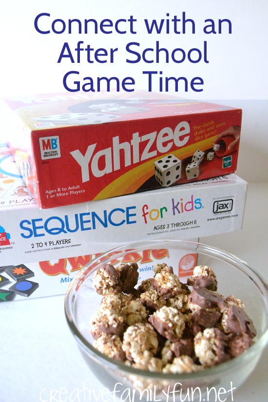 Connect With an After School Game Time - Creative Family Fun