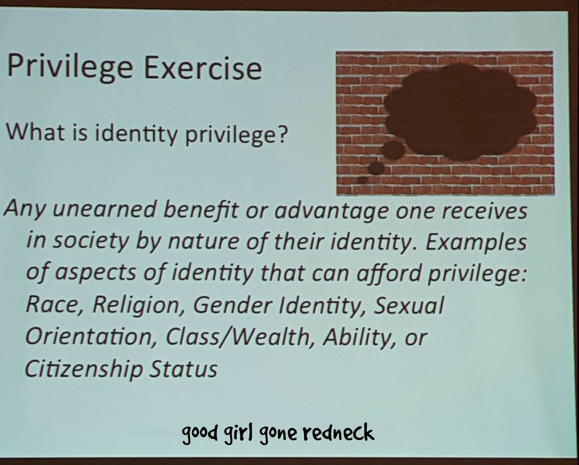 Good Girl Gone Redneck: Let's Talk About Privilege.
