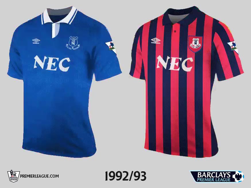 Your All Time Favorite Everton Kit? (best season? home/away/third ...