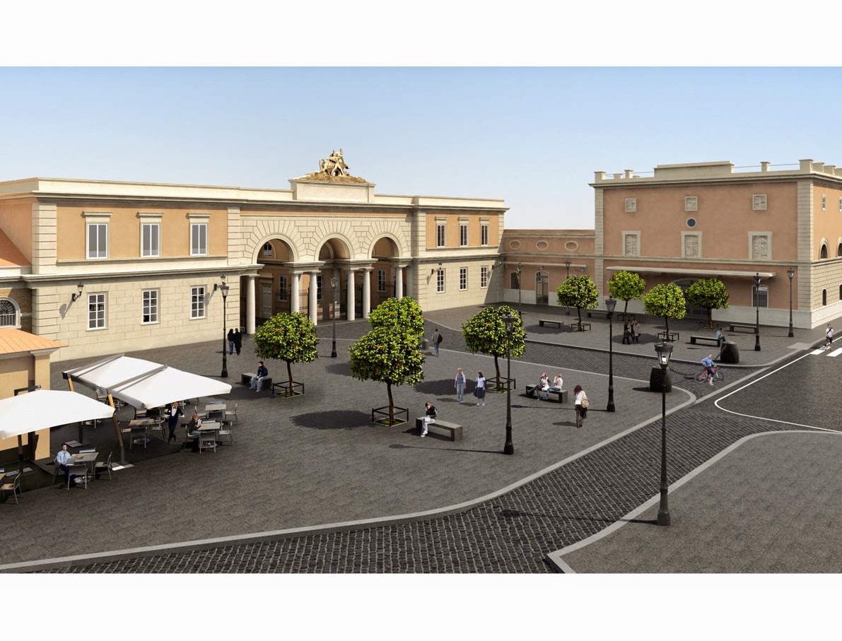 ROMA FA SCHIFO: Si riqualifica la piazza di fronte al Mattatoio di ...