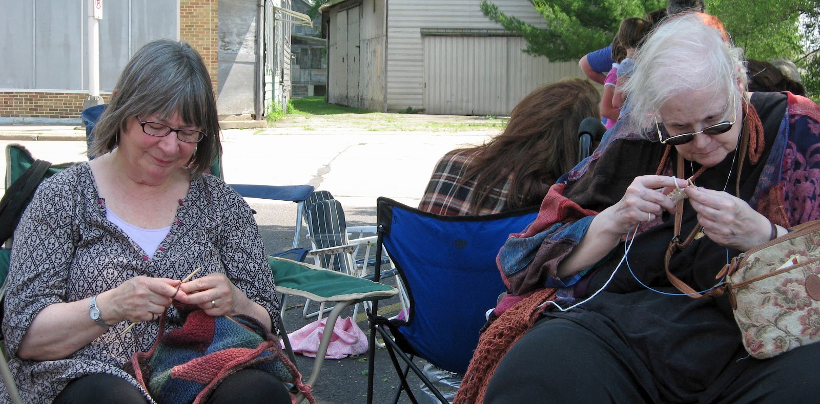 Threads of Inspiration: Knitting in Public