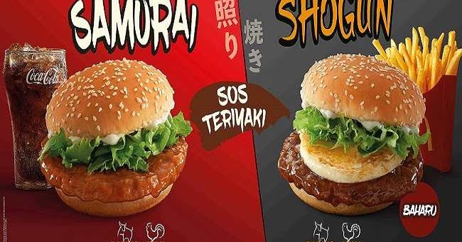 MCDONALD'S BAWAKAN KEMBALI SAMURAI & SHOGUN BURGER