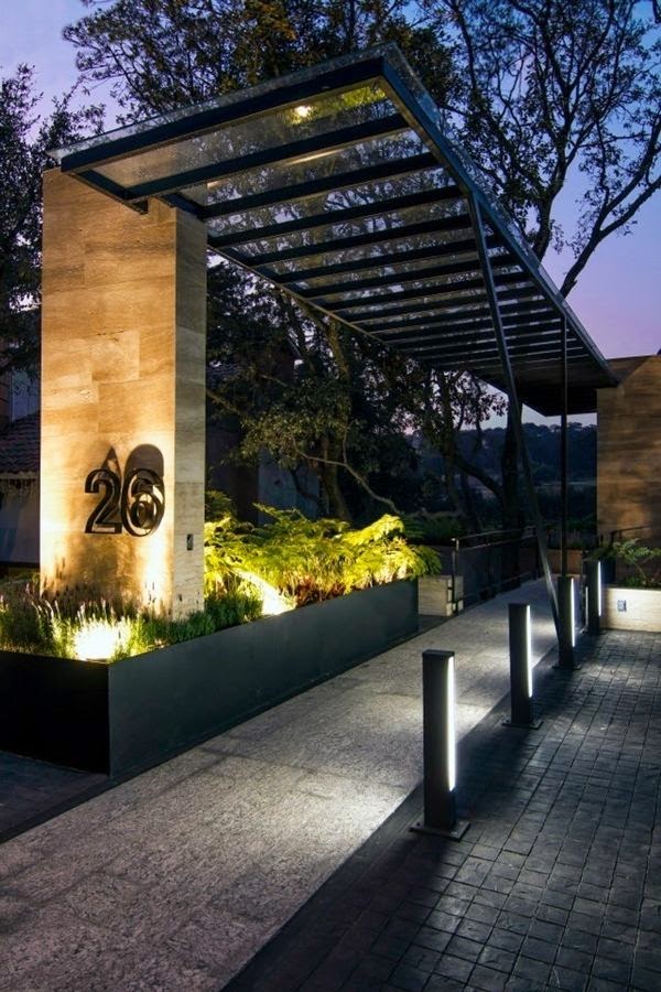 The Cool Modern Entrance Design photo