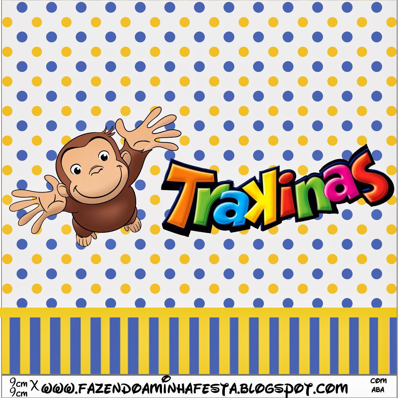 Curious George: Free Printable Candy Bar Labels. - Oh My Fiesta! in english