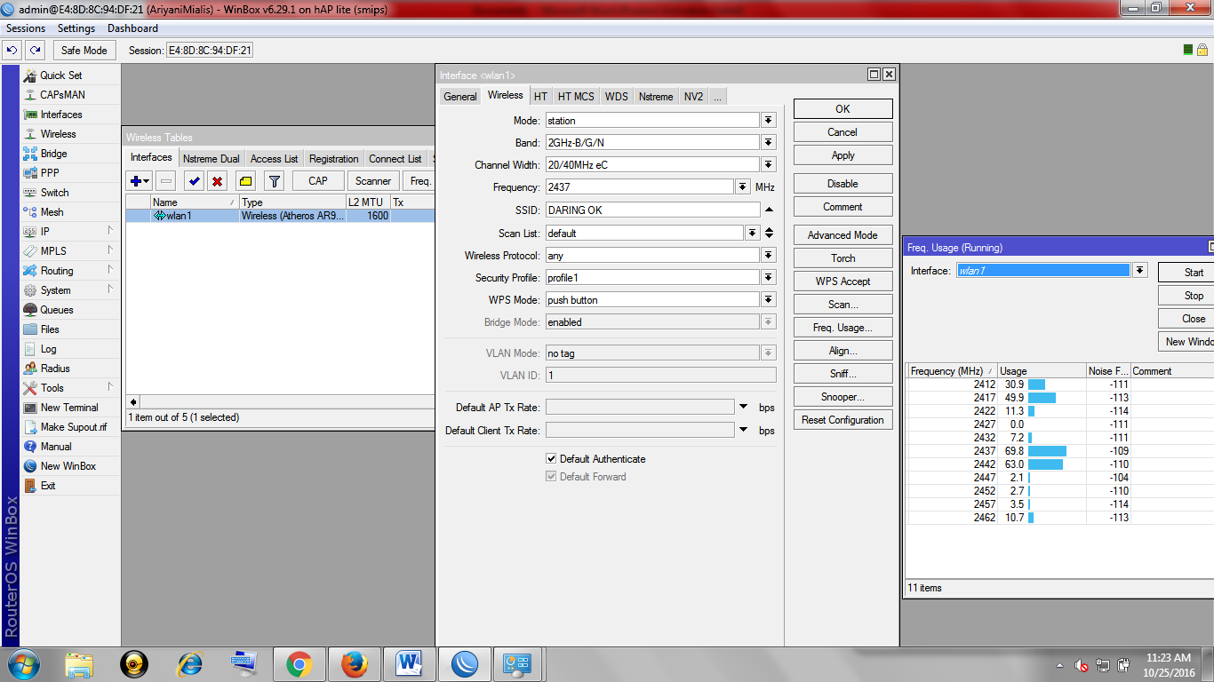 WIRELESS TOOLS PADA MIKROTIK