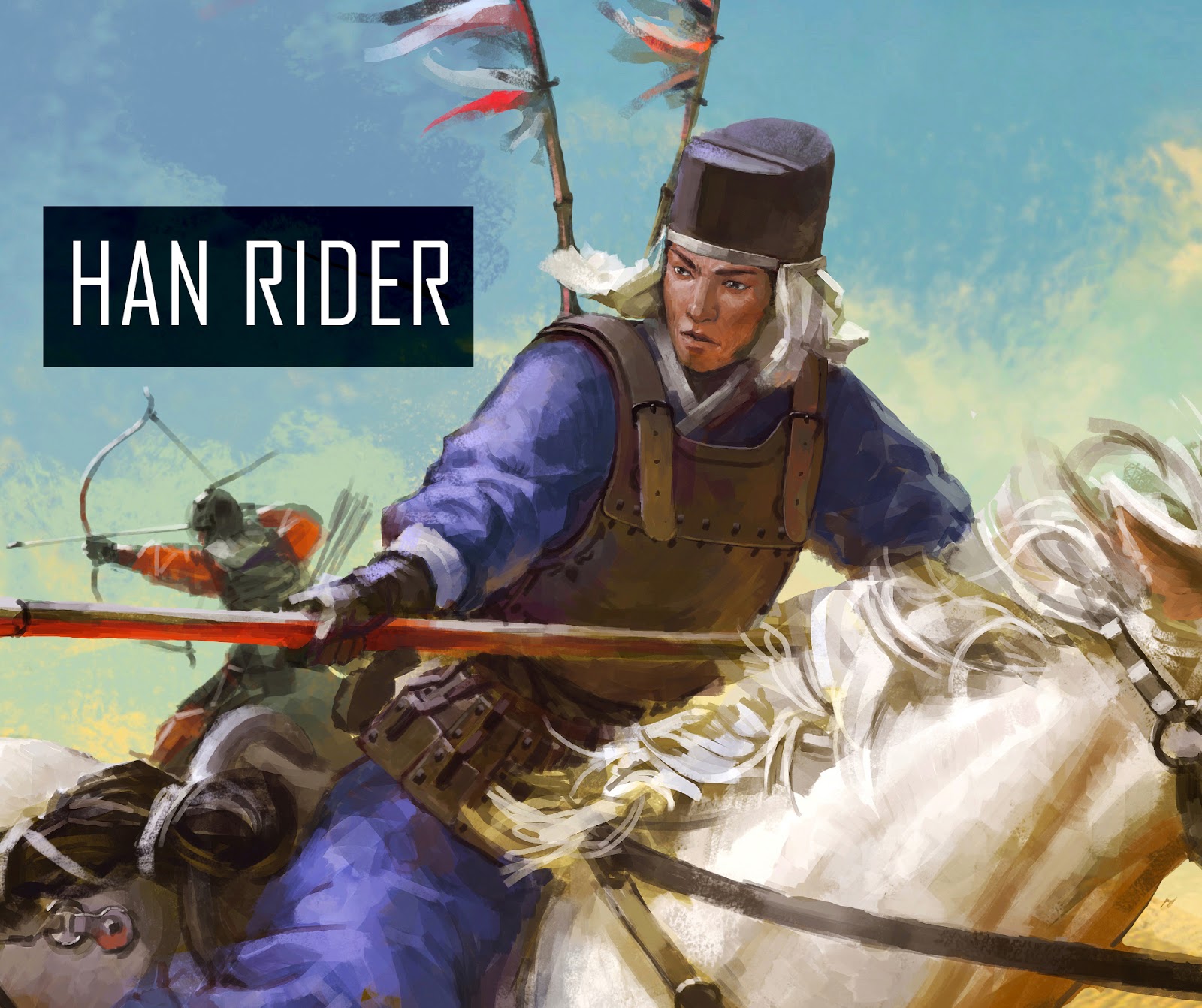 Rare Plumed Han Cavalryman 汉负羽靠旗骑兵