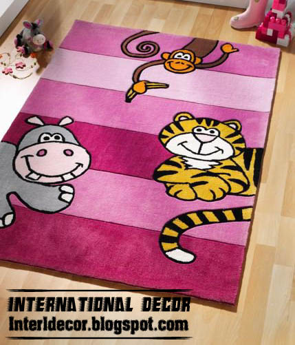 Modern Carpets models, colors for Kids & Girls room