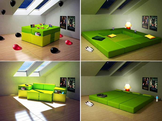 Modular Furniture Multi Purpose - MULTIPLO | Interesting Creative Designs
