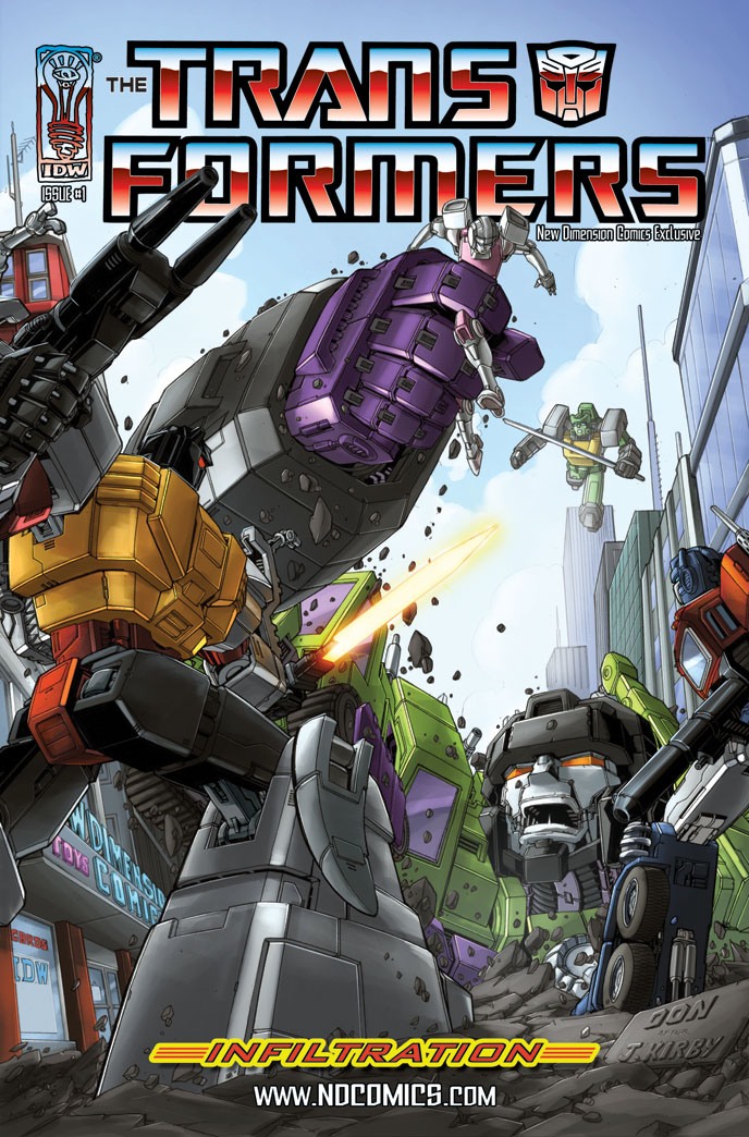 Comic Covers: Transformers: Infiltration