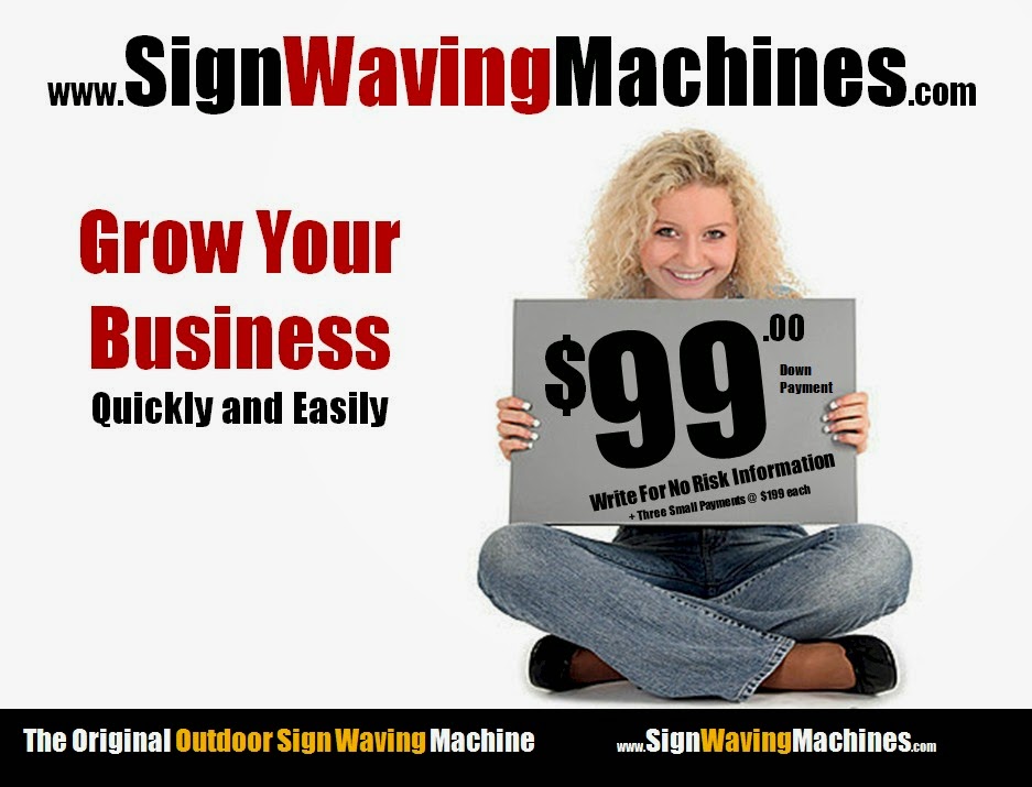 Sign Waving Sign Spinning Machine Robot Spinners Advertising Signs ...