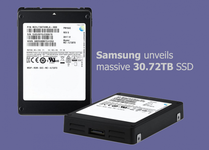 Samsung unveils massive 30.72TB SSD, largest capacity SSD ever - TECH ...