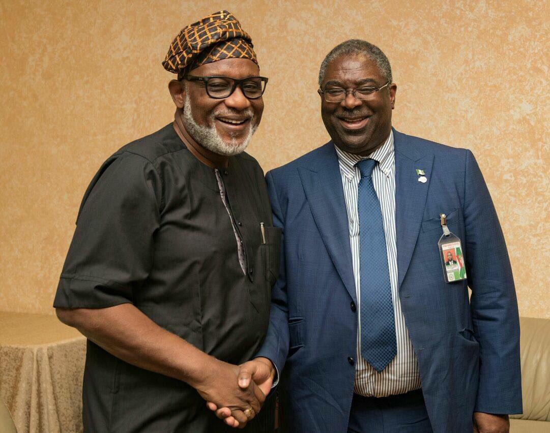Rotimi Akeredolu Attends His First Governors Forum Meeting