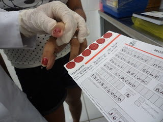 Nossas Atividades no PSF RIACHO com Silvana Lima: Realização do Teste ...