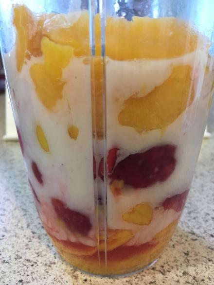 Strawberry Peach Mango Smoothie | 42nd Recipe Street