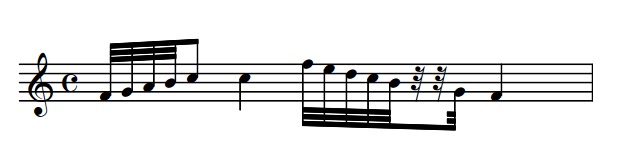 MusicOnlineUK: Lesson 3.1 - Demisemiquavers.