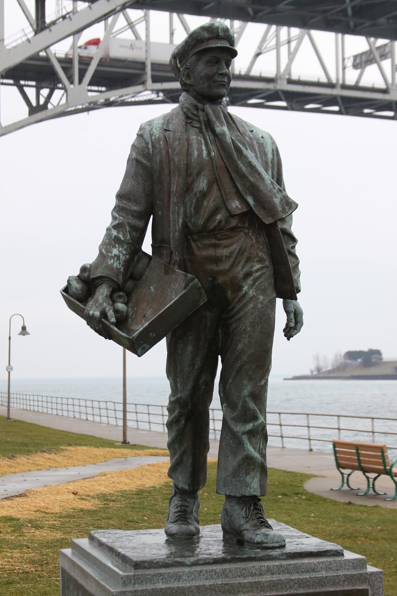 Michigan Exposures: The Thomas Edison as a Boy Statue