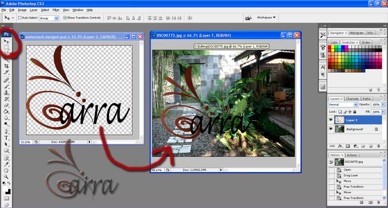Cara Membuat Watermark Foto dengan Photoshop - Carolina Ratri