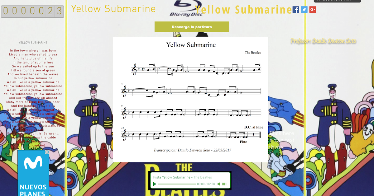 YELLOW SUBMARINE (THE BEATLES)