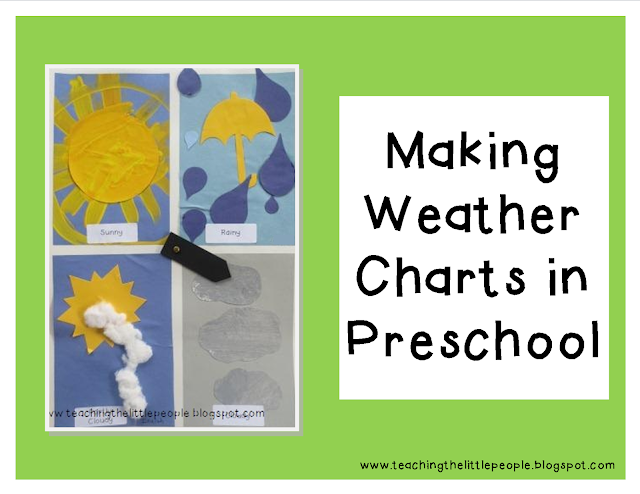 Teaching The Little People: Making Weather Charts in Preschool