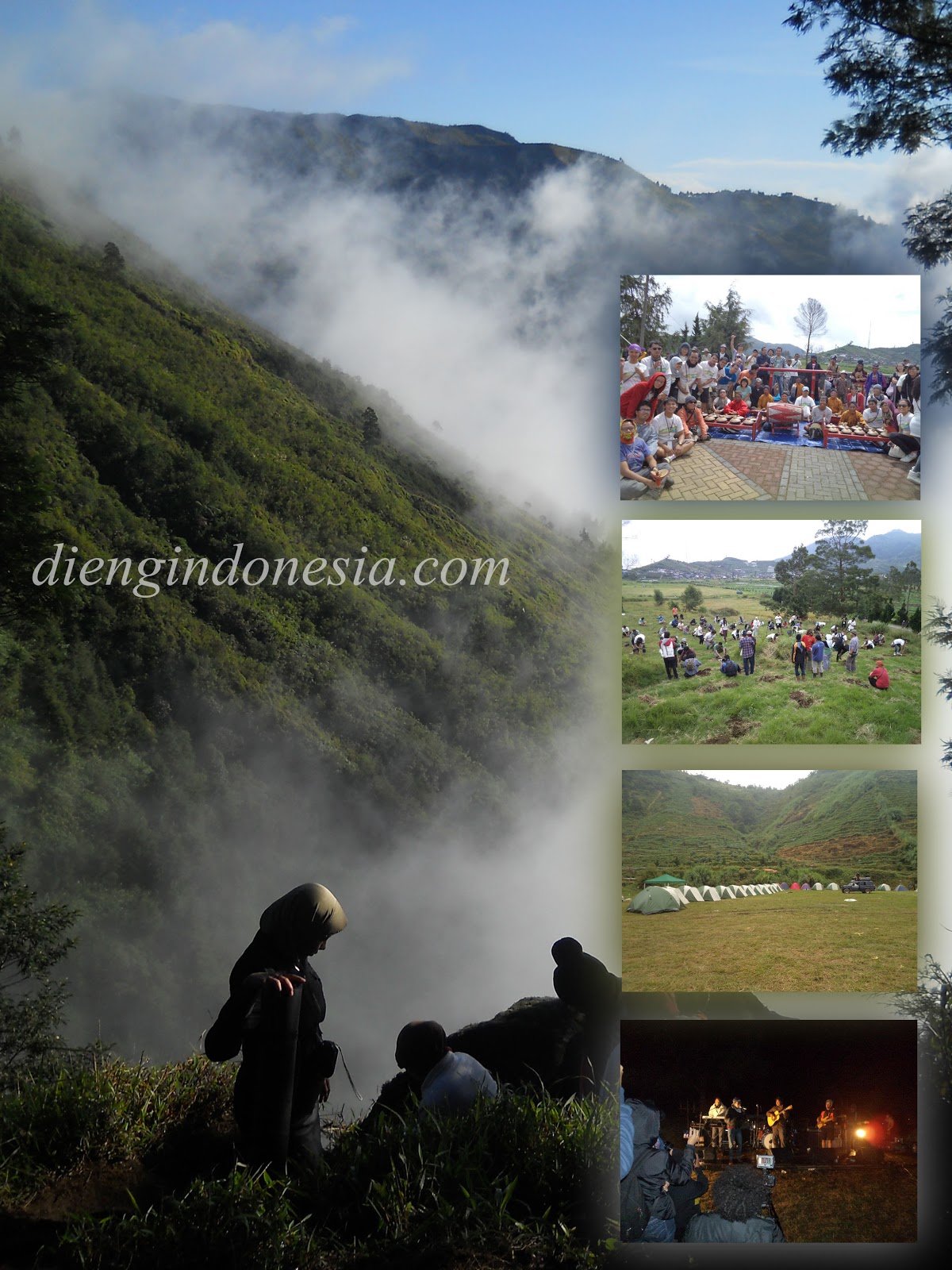 KEMAH DI TELAGA CEBONG DIENG - Dieng Indonesia