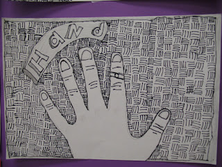 The Elemental Art Room: Pen & Ink Hands!