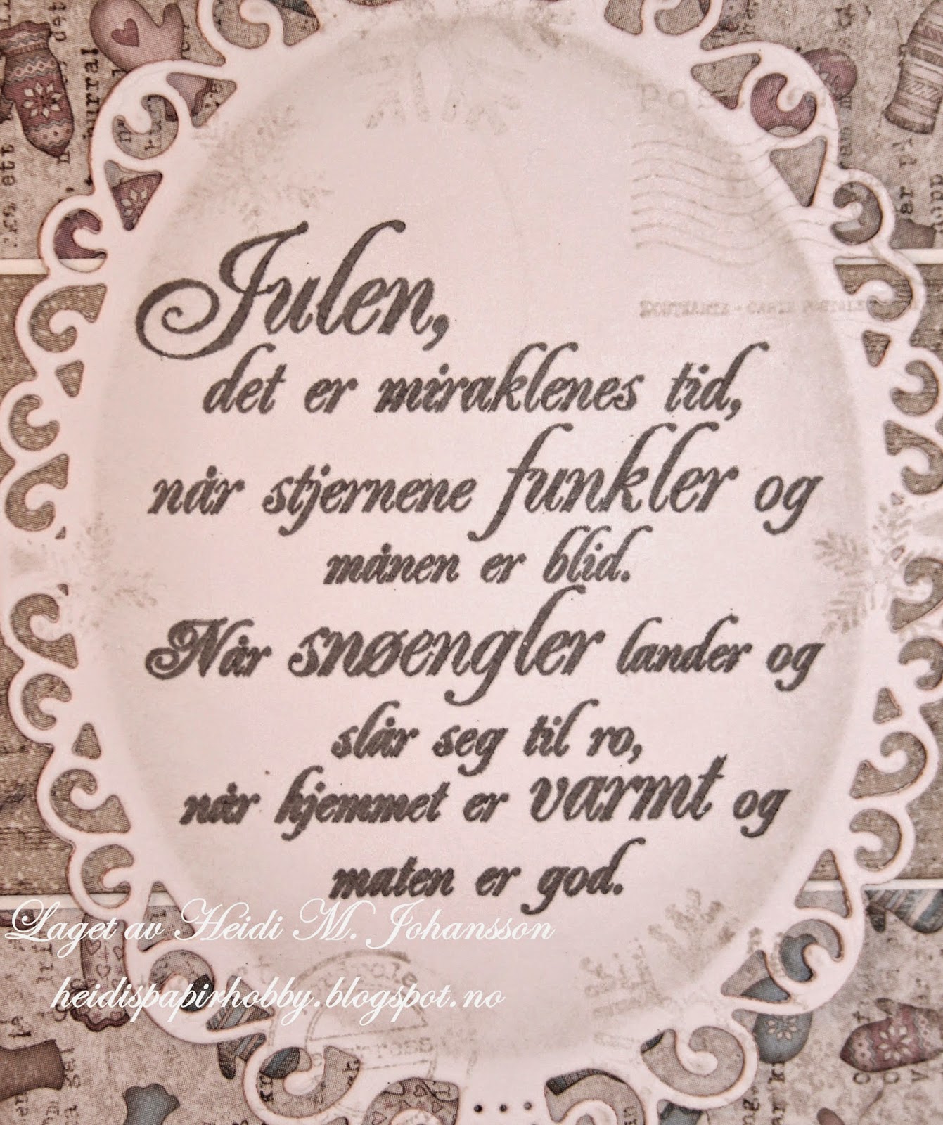 Design Team for North Star Design og Engros: Julekort i grått og hvitt