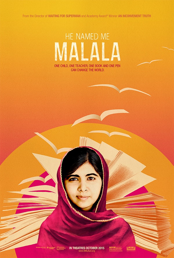 He Named Me Malala poster: Biopic on Nobel prize winner Malala ...