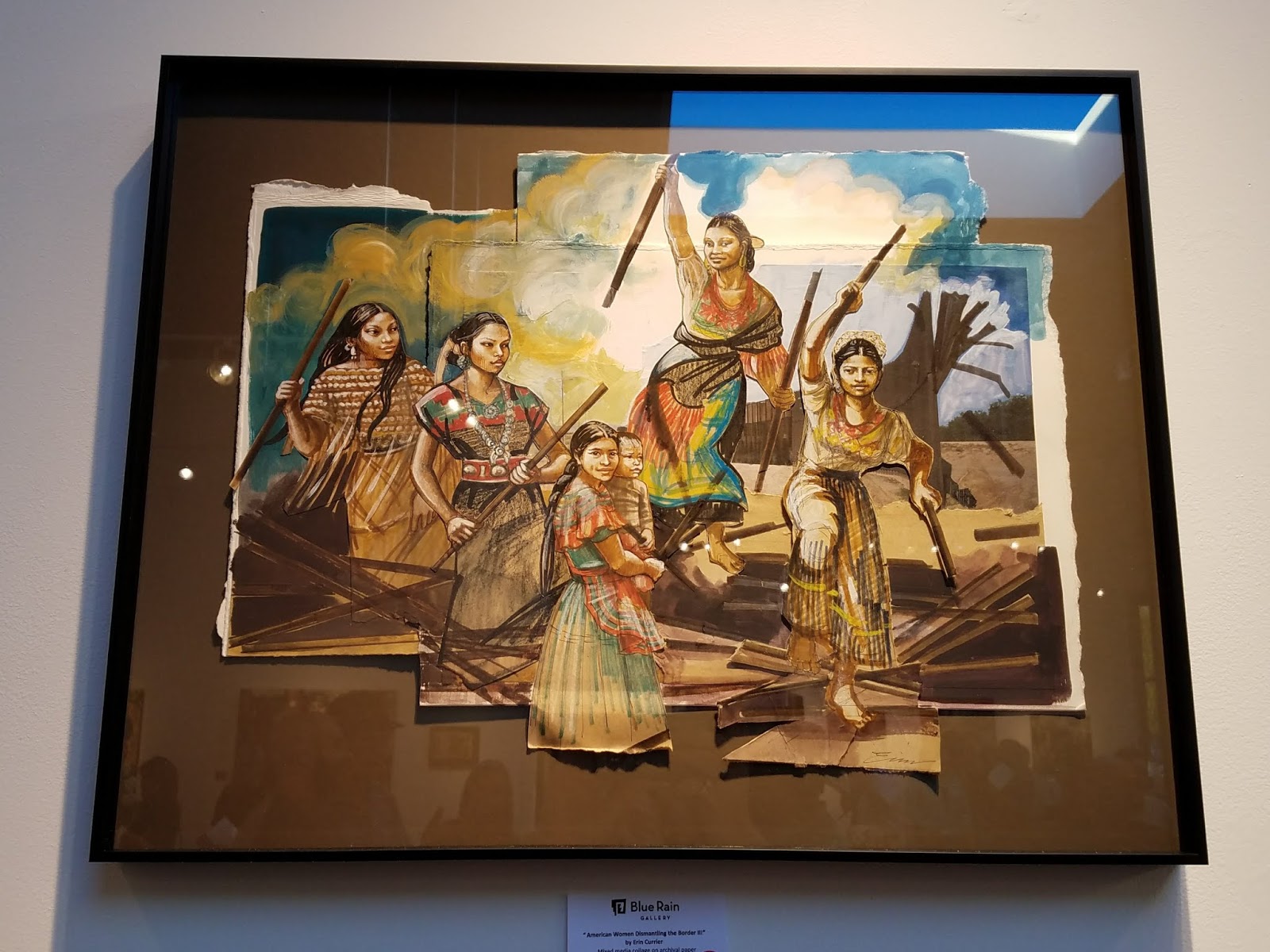 Erin Currier Las Meninas Blue Rain Gallery in Santa Fe, NM