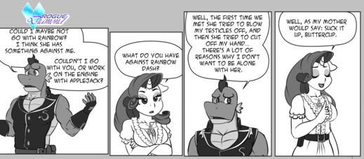 Equestria Daily - MLP Stuff!: Comic: Rogue Diamond 10:8-9 / Heresy ...