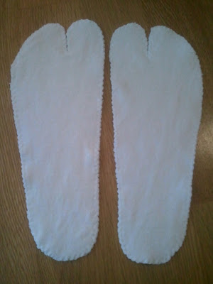 Seattle / Tacoma Kimono Club: Lined Stretch Tabi Tutorial