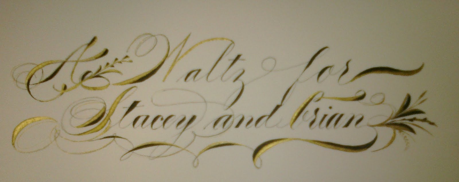 WEDDING SCRIBE: Calligraphy by Anne Sheedy: RECENT WORK