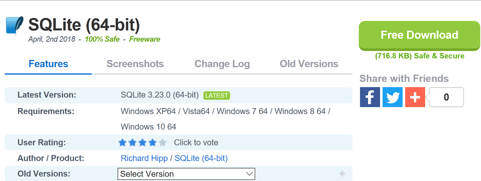 HodentekMSSS: Get the new version of SQLite