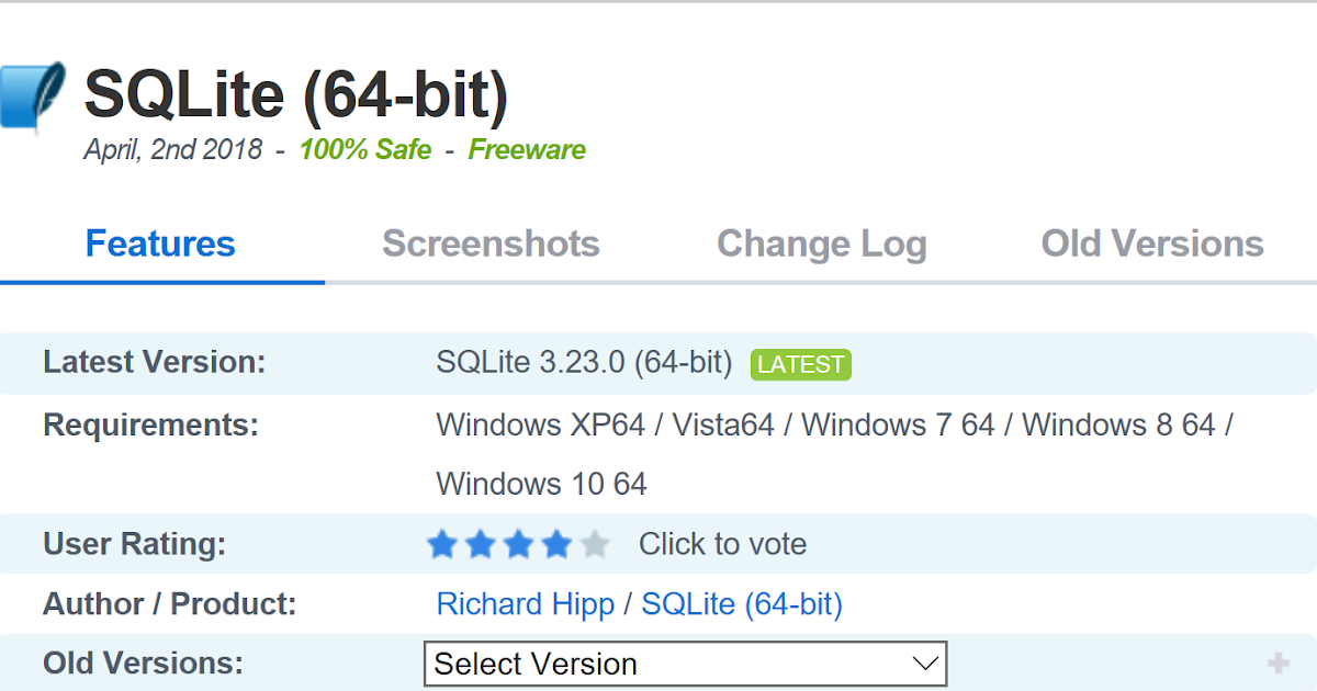 HodentekMSSS: Get the new version of SQLite