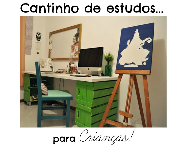 Inspiração para local de estudos para criança - Quase Simpática