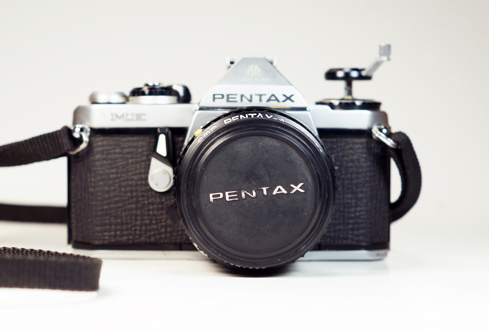 Pentax ME 35mm SLR Film Camera with 50mm f/2 Prime Lens