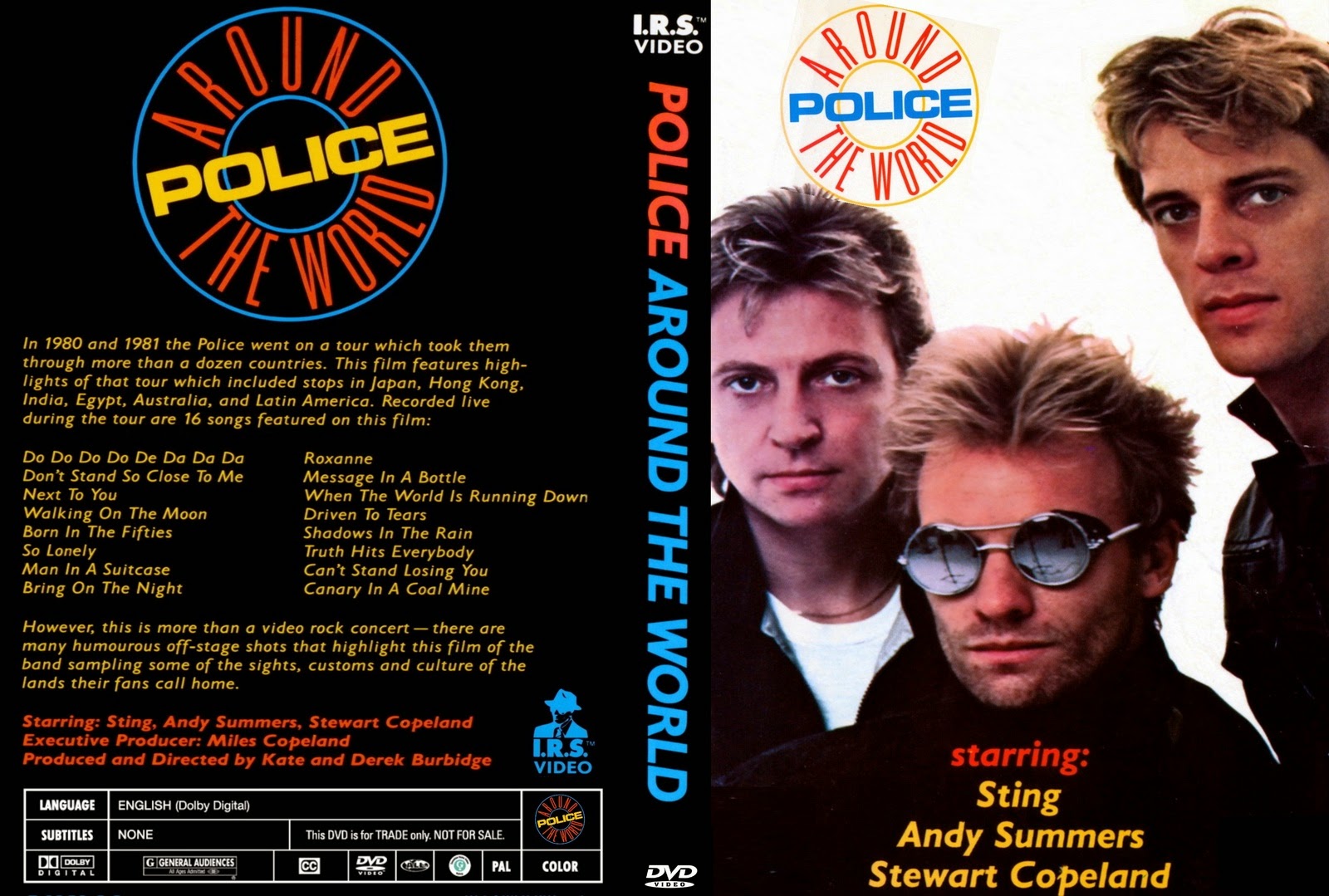 BANCA DO ROCK Rock Concert DVD: 3236 - DVD - THE POLICE 1980-1981 - BOOTLEG