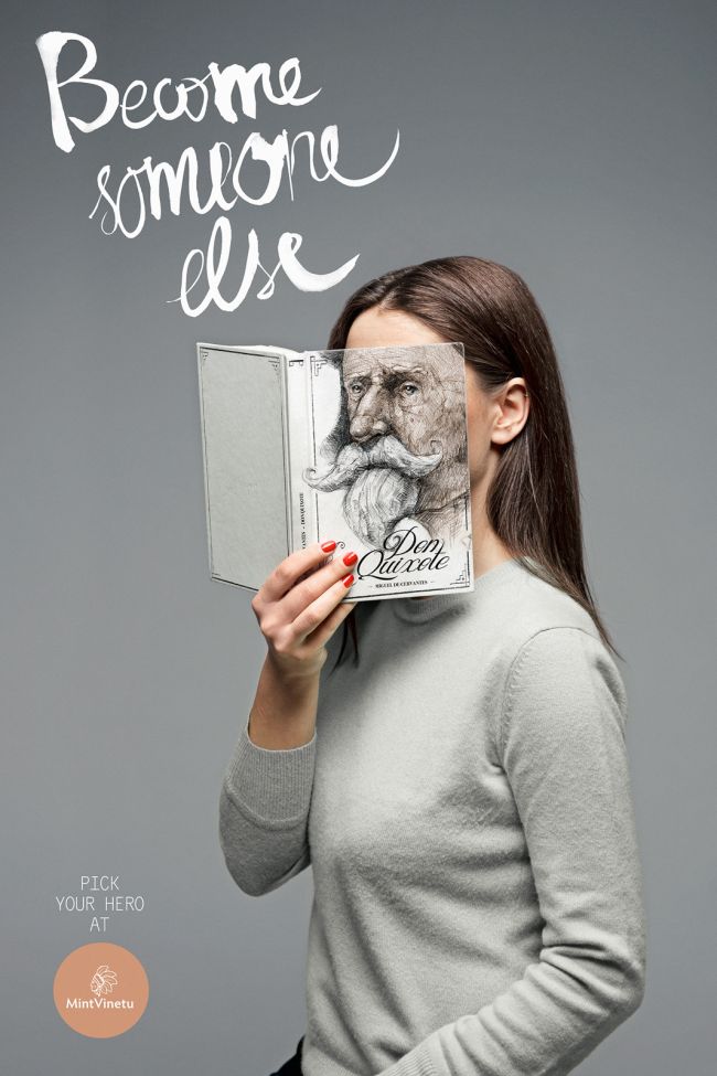 Best Creative Ads: Don't Judge A Book Store Print Ad By It's Cover