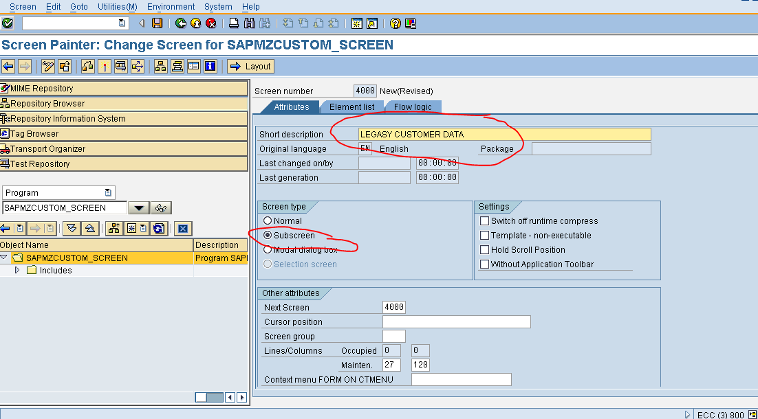 SAP TECH: Screen Enhancements