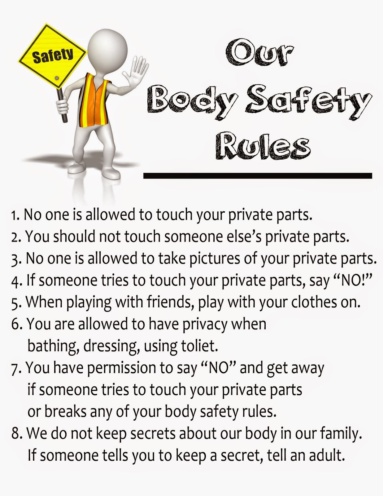 pate life: Body Safety and a Free Printable!