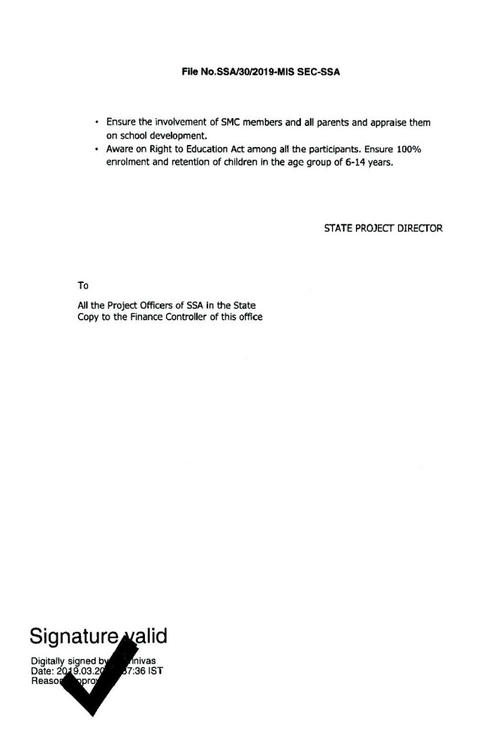School Annual Day Celebrations 2019 Instructions Rc No SSA 30 school-annual-day-celebrations-2019-instructions-rc-no-ssa-30
