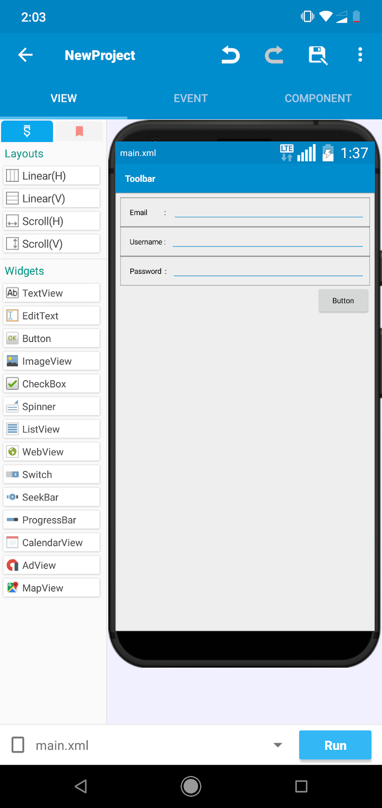 Mengenal Fungsi Dan Cara Menggunakan Widget Button Pada Sketchware Infonya Bang
