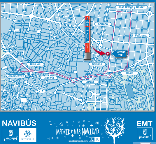 nosolometro: Horario y recorrido del Navibus 2012. El bús de la Navidad