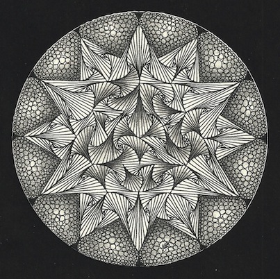 Enthusiastic Artist: Recent zendala tiles