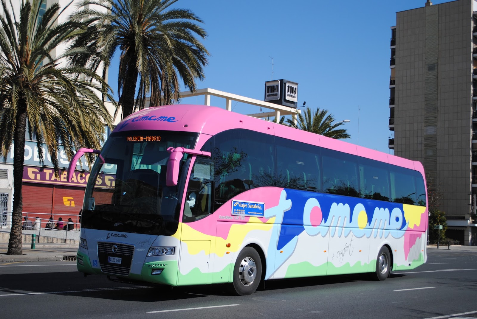 Autocares en Valencia: agosto 2013