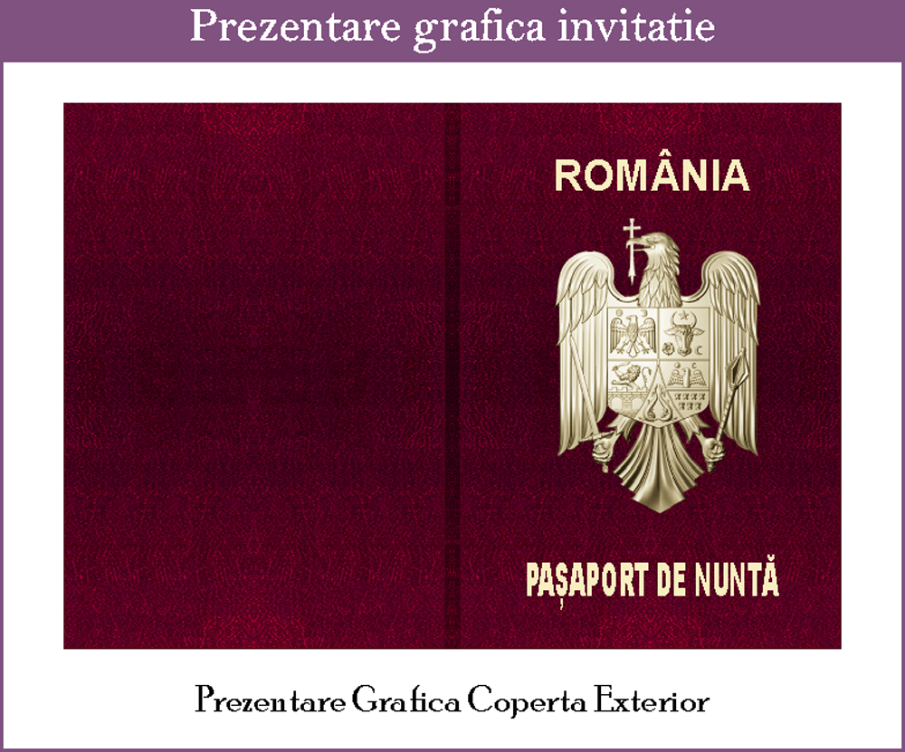 BebeStudio11.com - Invitatii Nunta‎ si Botez: Invitatii Nunta Pasaport ...