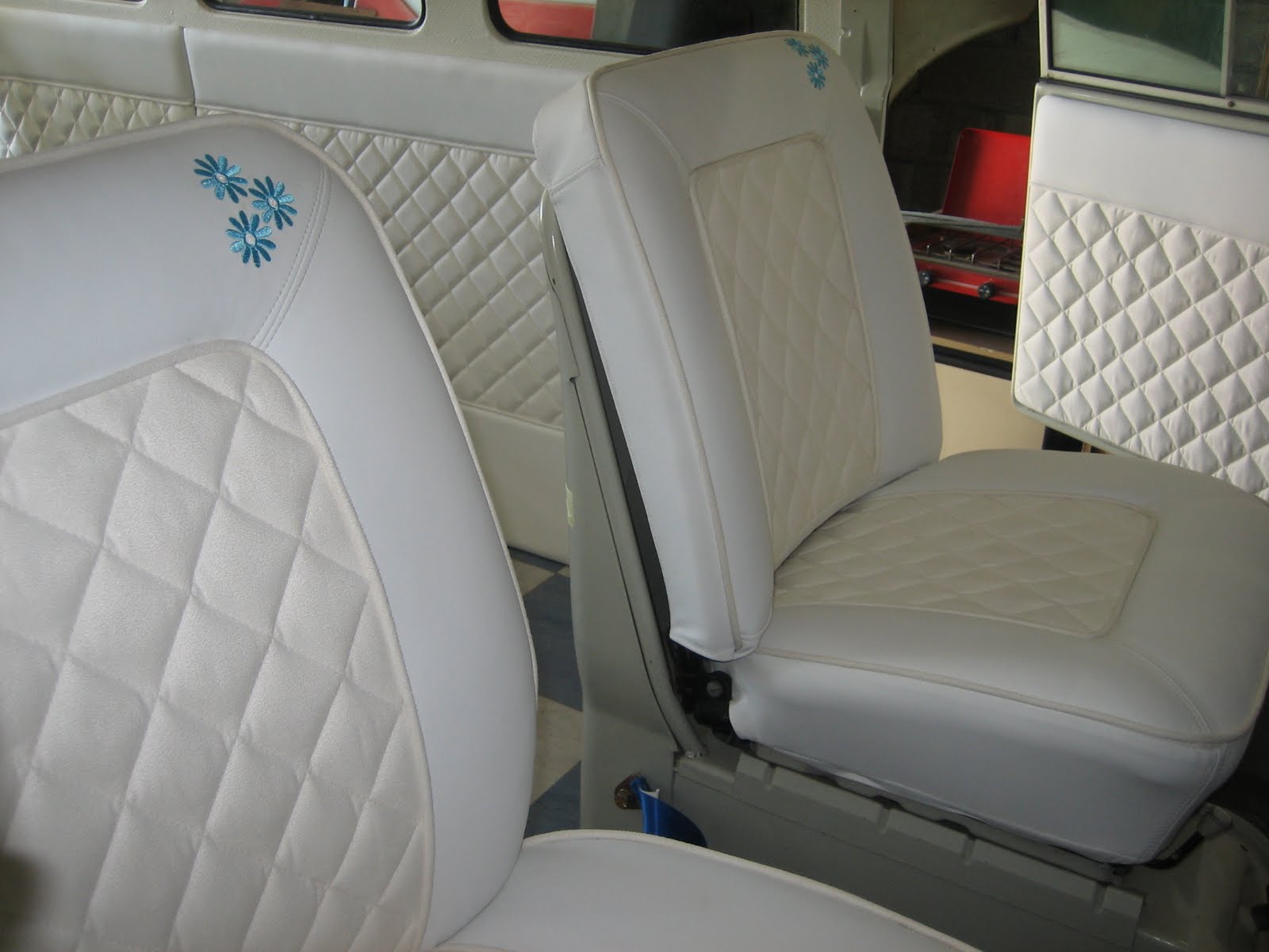 Colin Rouse Auto Trim : 1967 VW Split Screen Bus Trimmed For A Wedding ...