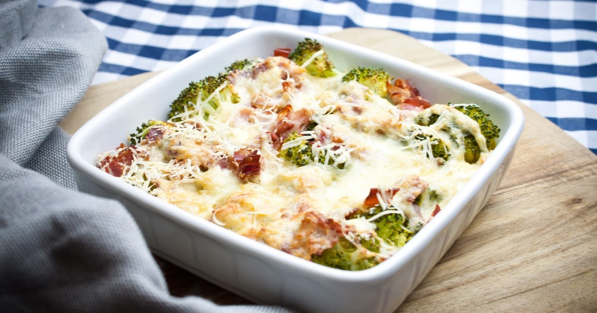 Zapékaná brokolice se sýrem